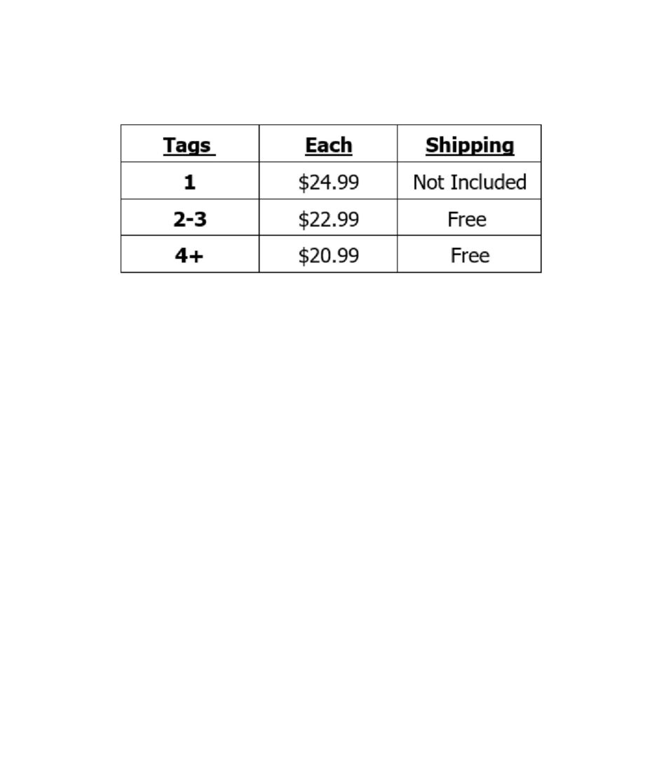 Shipping Tag ANOA Shipping Tag Shipping Tag ANOA Shipping Tag